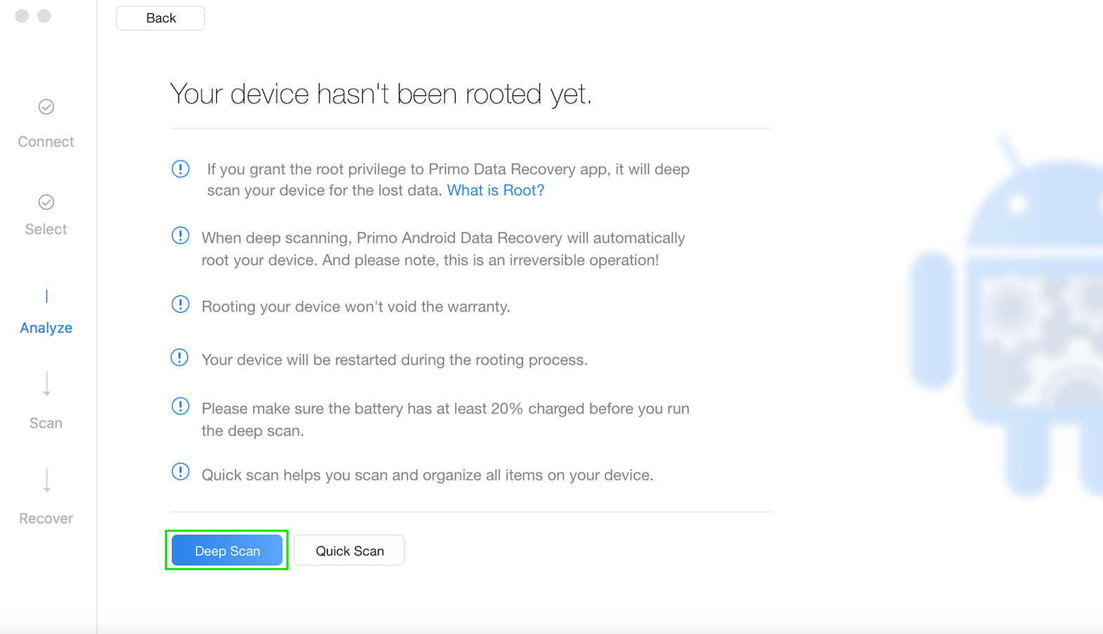 Primo Android Data Recovery Online Guide – Get Started Primo Android Data Recovery Online Guide – Get Started