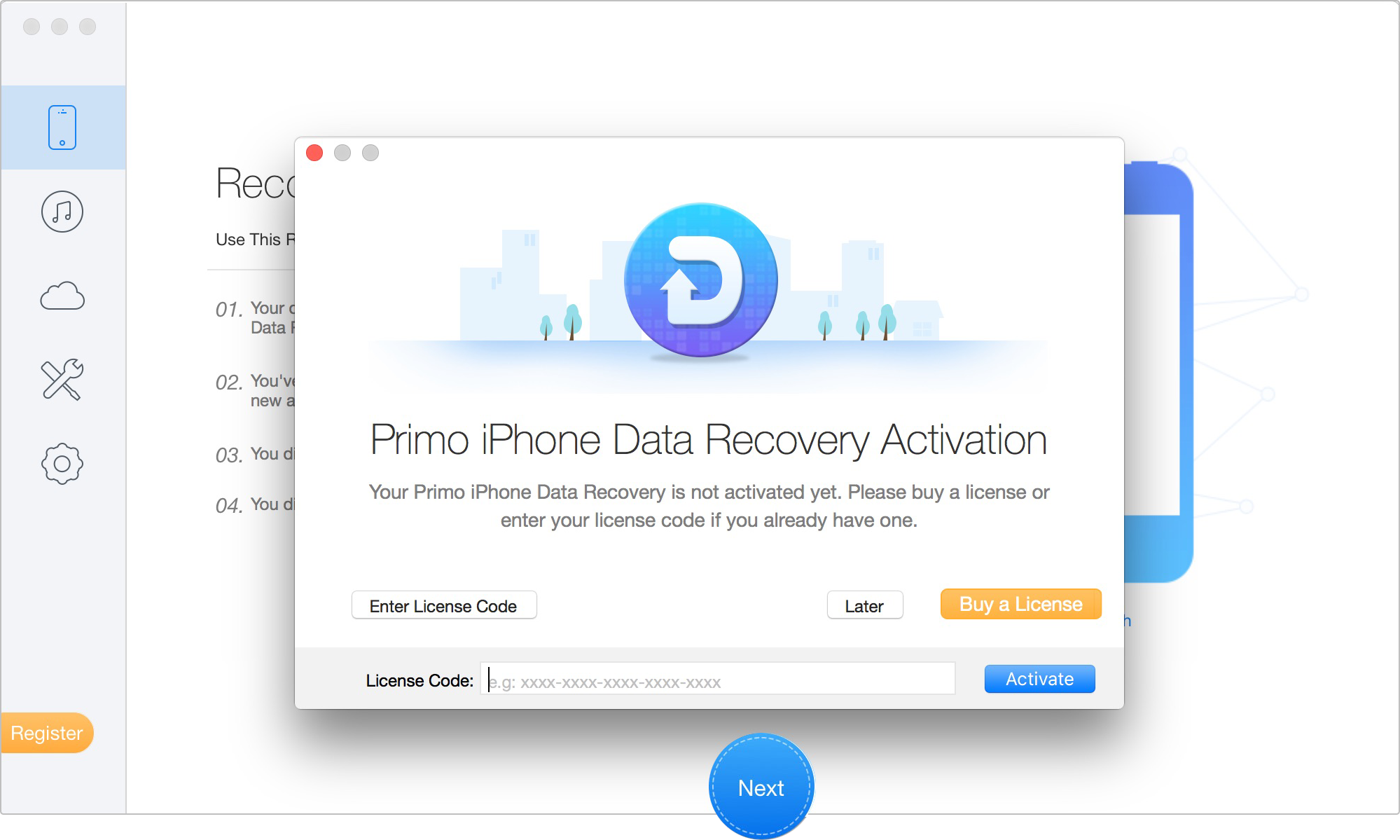 Primo iPhone Data Recovery Online Guide – Get Started Primo iPhone Data Recovery Online Guide – Get Started
