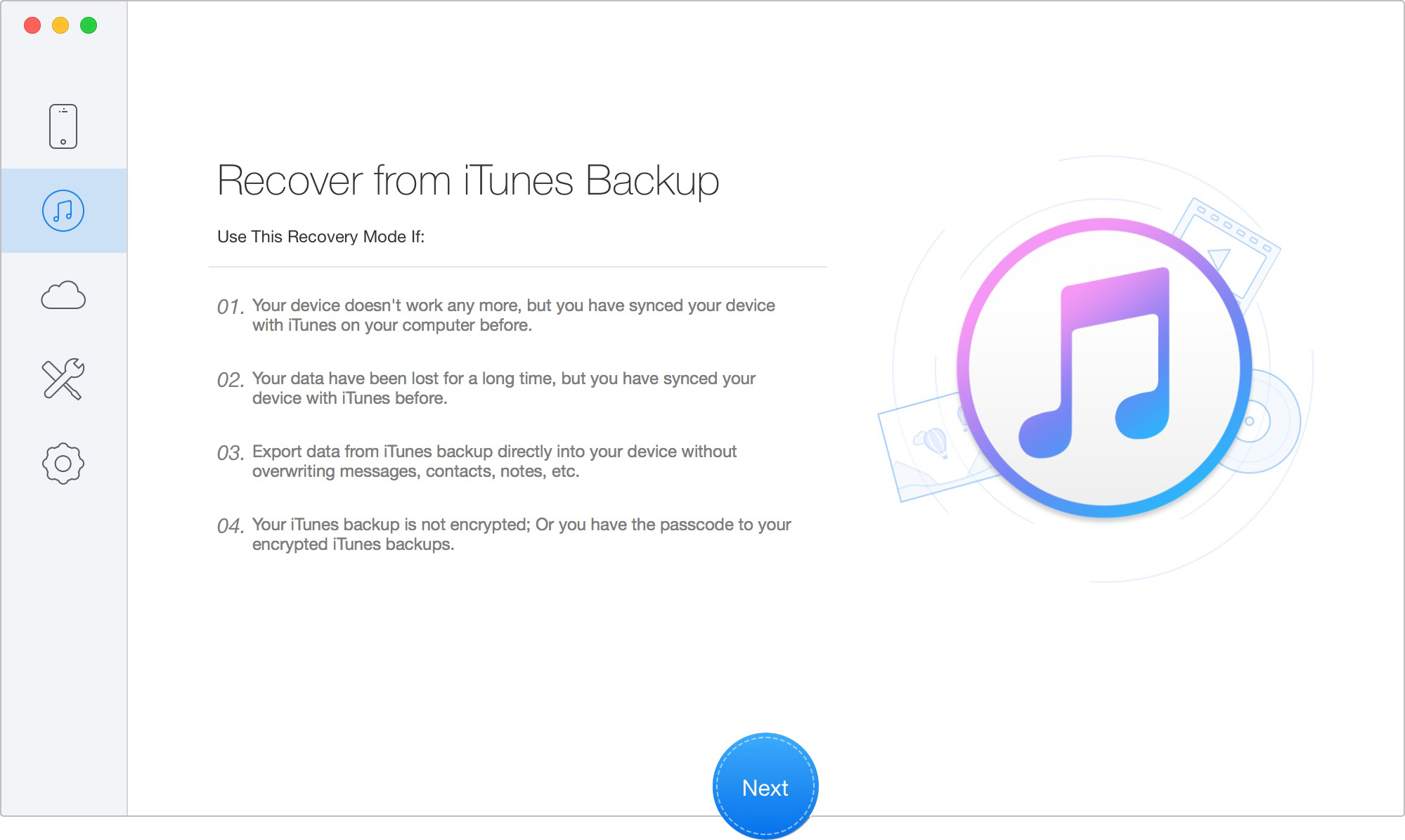 Primo iPhone Data Recovery Guide – Recover from iTunes Primo iPhone Data Recovery Guide – Recover from iTunes
